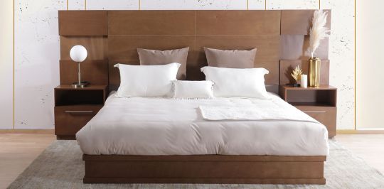 Recámara King Size Dante Café 5 Piezas