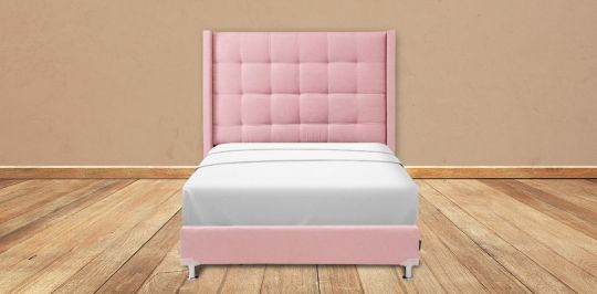Cama Queen Size Titán Rosa