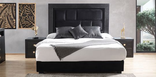 Recámara King Size / Matrimonial Braham Negro