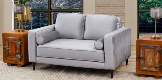 Sofá 2 Plazas Arya Gris