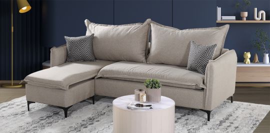 Sala en L Dylon Beige