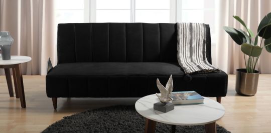 Sofá Cama Quino Negro