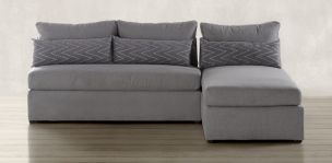 Sofá 2 Plazas Sin Brazos Alize Gris